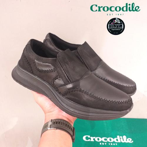 Jual sepatu crocodile cr2098-1 black original kulit asli - Kab. Gresik ...