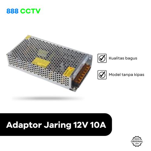 Jual Power Supply Adaptor Jaring 12V 10A - Jakarta Pusat - 888 CCTV ...