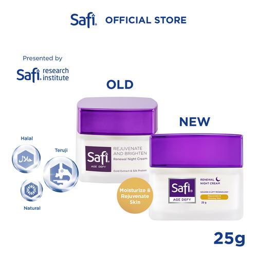 Promo SAFI - Age Defy - Renewal Night Cream 25gr - Cream Malam - Kota ...