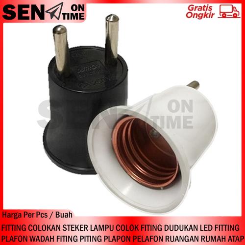 Jual Fitting Lampu Gantung Colok Lampu Listrik Colokan Dudukan Plaffon ...