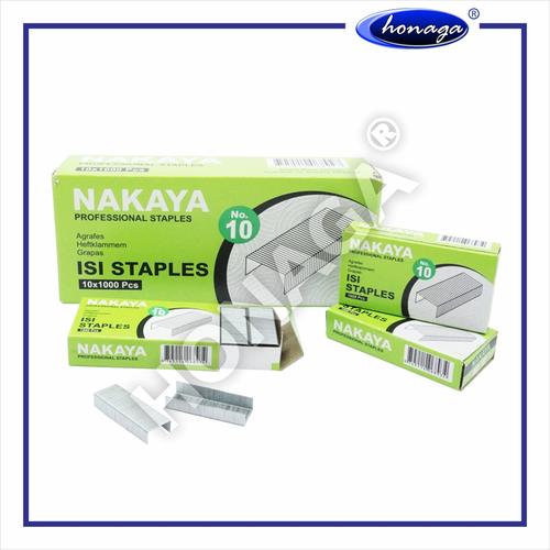 Jual Isi staples No. 10 Nakaya (kotak isi 10 pak) - Kota Surabaya ...