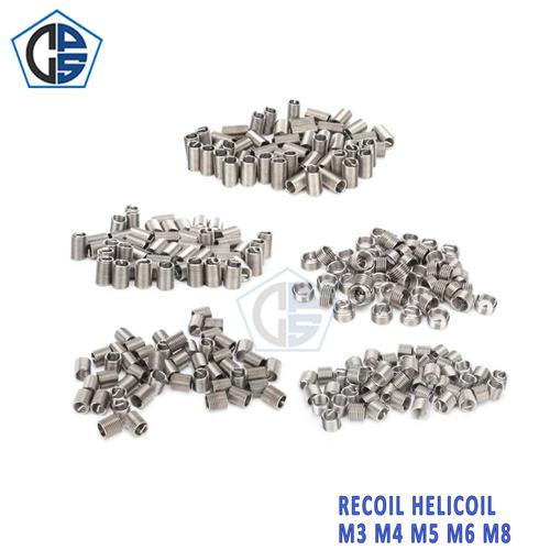 Jual Recoil Helicoil m3 m4 m5 m6 m8 Sisipan Kawat Spiral Ulir - M3x0,5 ...