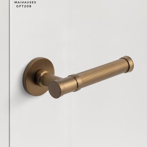 Jual GAGANG PINTU KUNCI HANDLE HITAM BLACK KAYU BESI SET KUNINGAN BRASS ...