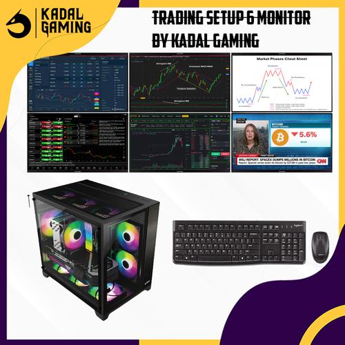 Jual PC KOMPUTER SERVER TRADING 6 MONITOR ULTRAVIEW TRADERS CRYPTO CODING - CPU+MONITOR 2PC ...