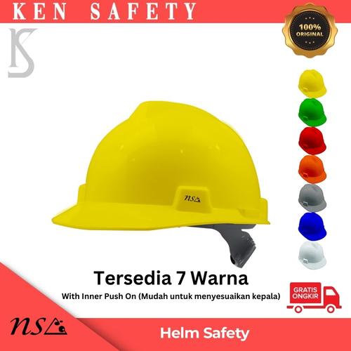 Jual Helm Safety Proyek NSA V-806P Inner Push-On SNI - Putih - Jakarta ...