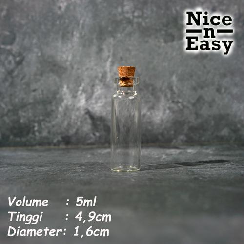 Jual Vial 5ml Botol Parfum Tutup Kayu Gabus Kaca model Cork Tester ...