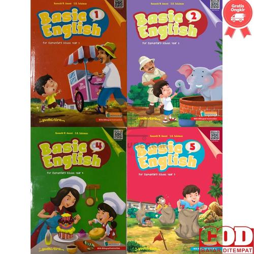 Jual Buku Basic English KELAS 1 2 3 4 5 6 SD/MI Kurikulum Merdeka ...