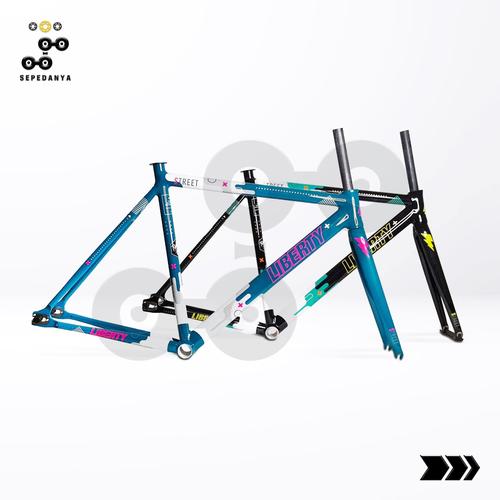 Jual Liberty Street V6 Frame Set Frameset 700c Sepeda Fixie Track Bike ...