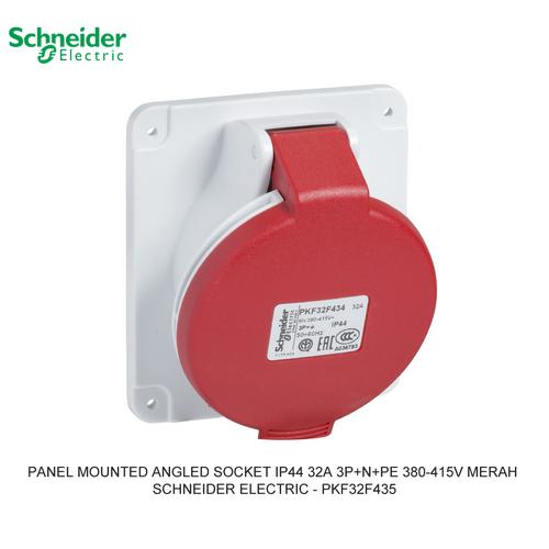 Jual PANEL MOUNTED ANGLED SOCKET IP44 32A 3P+N+PE 380-415V MERAH ...