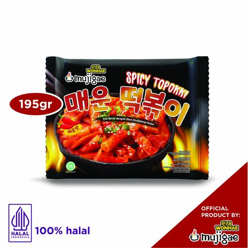 Promo Mujigae Spicy Topokki 195 gr / Tteokbokki Instan / Tokpoki ...