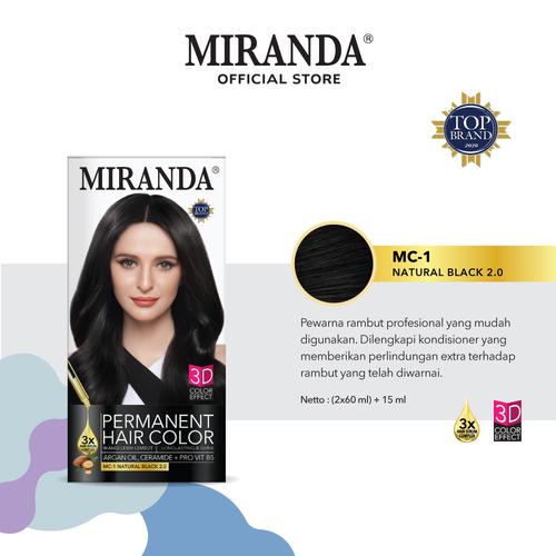 Promo Miranda Hair Color Premium (Cat Rambut Permanen) 60ml - Natural ...