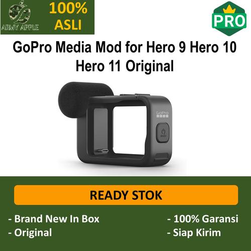 Jual GoPro Media Mod for Go Pro Hero 9 Hero 10 Hero 11 Black Original ...