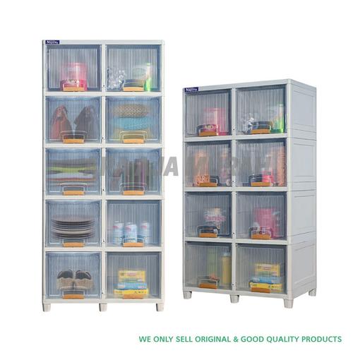 Jual Napolly Locker Box Transparan 4 Susun 5 Susun LB 2408 TF - LB 2510 ...