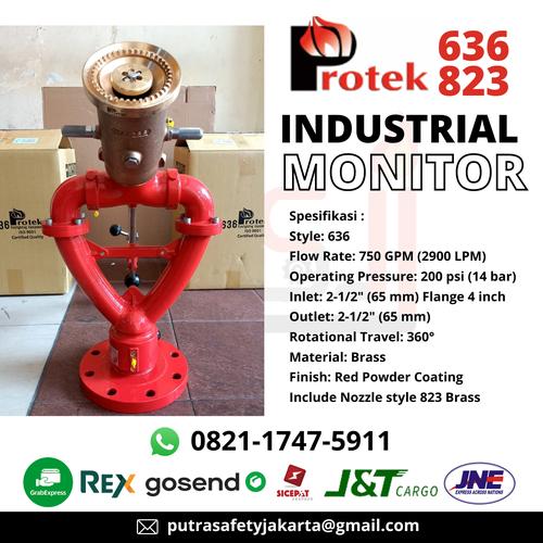 Jual FIRE INDUSTRIAL MONITOR PROTEK STYLE 636 FLANGE 4 INCH NOZZLE 823 ...