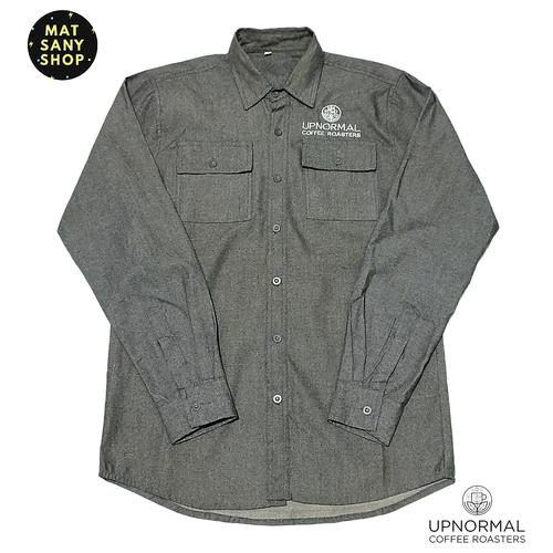 Jual Kemeja Lengan Panjang Seragam Kerja Uniform Upnormal Coffee Roaster - Kota Bandung ...