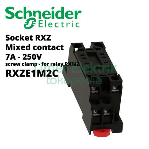 Jual Socket RXZ 7A mixed contact 250V untuk relay RXM2 - RXZE1M2C - Jakarta Pusat - Timer ...