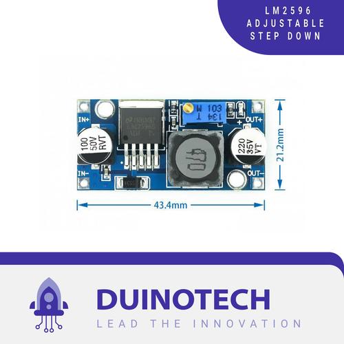 Jual LM2596 DC-DC ADJUSTABLE STEP DOWN POWER SUPPLY 3A - Kota Depok - Duinotech | Tokopedia