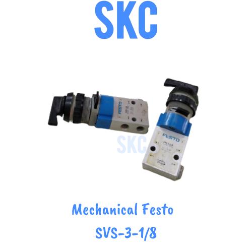 Jual Mechanical Festo 3 way 2 position, SVS-3-1/8 - Jakarta Barat - SKC pneumatic | Tokopedia