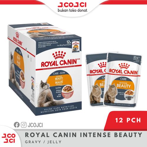 Jual Royal Canin Pouch Intense Beauty Box Dus 12 x 85 gr (Jelly - Gravy ...