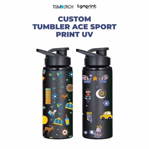 Jual Custom Tumbler Ace Sport Air Botol Minum Olahraga 600ml Print UV ...