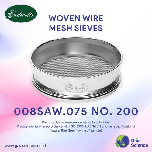 Jual Endecotts Woven Wire Sieves 008SAW.075 75 µm No. 200 ASTM E11 - Jakarta Utara - Gaiascience ...