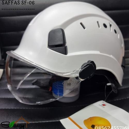 Jual HELM CLIMBING / SAFETY HELMET SAFFAS WITH VISOR - Jakarta Barat ...