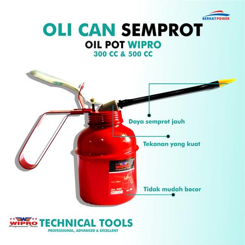 Jual Oli Can Semprotan Oli Wipro Kaleng 300CC | 500CC - 300 CC - Kota ...
