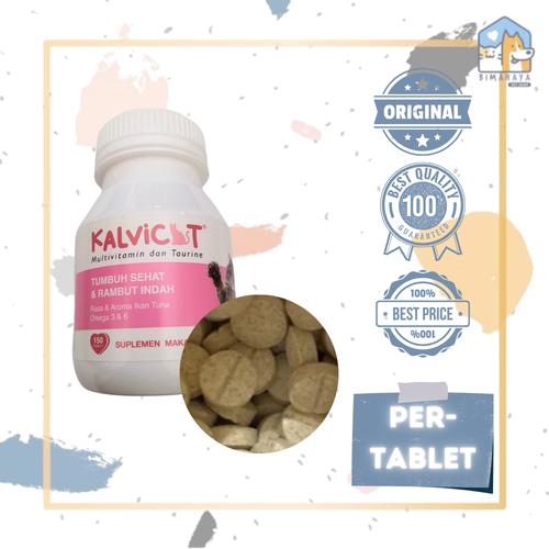 Jual KALVICAT KALVI CAT MULTIVITAMIN KUCING PER-TABLET (1 TABLET ...