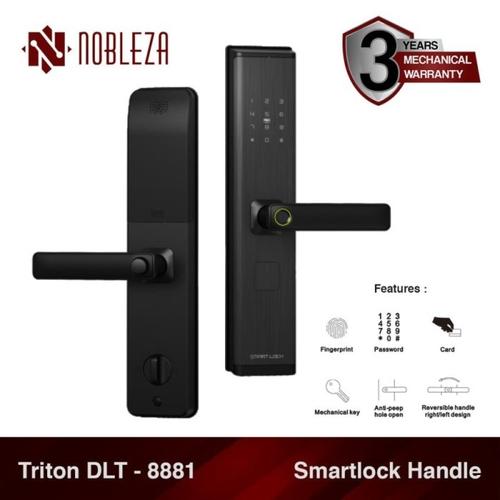 Jual NOBLEZA Triton DLT-8881 Digital Smart Door Lock Handle Kunci Pintu ...