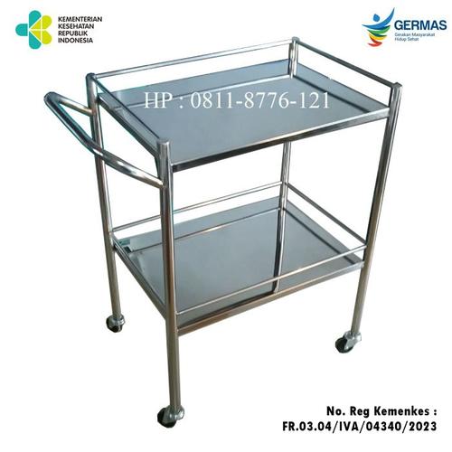 Jual Meja Troli Instrumen Stainless 2 Rak - Kab. Bogor - SULTHAN ALKES ...