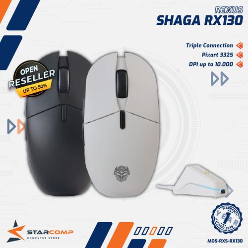 Jual Rexus Shaga RX-130 Mouse Gaming Wireless With Charging Dock ...