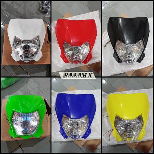 Jual Lampu depan klx bf Headlamp lampu batok Dtracker new klx 150 bf ...