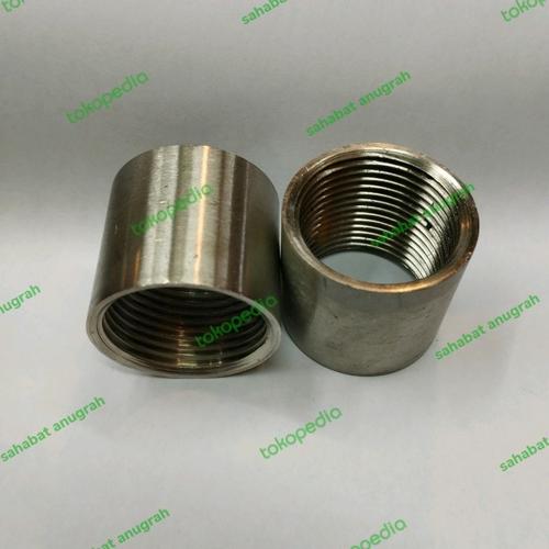 Jual Socket stainless 304 // Half coupling stainless drat dalam 2 inch ...
