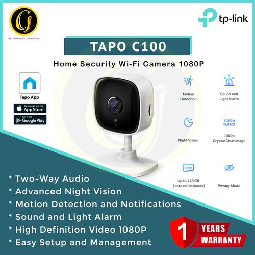 Jual TP Link Tapo C100/C200/C310 - IP Camera CCTV 360 Pan/Tilt Wi-Fi ...