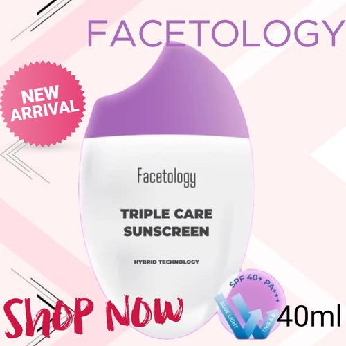 Jual Facetology Triple Care Sunscreen SPF 40+++ 40ml - Jakarta Barat ...