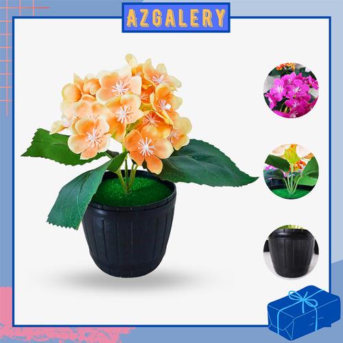 Jual Az Pot Bunga Mini Ornamen Tanaman Hias Kembang Dekorasi Artificial ...
