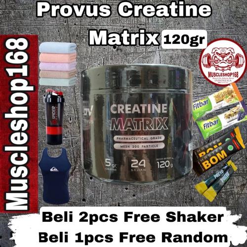 Jual Provus Creatine Matrix 300 Gram 60 serv Powder Bubuk Unflavored ...