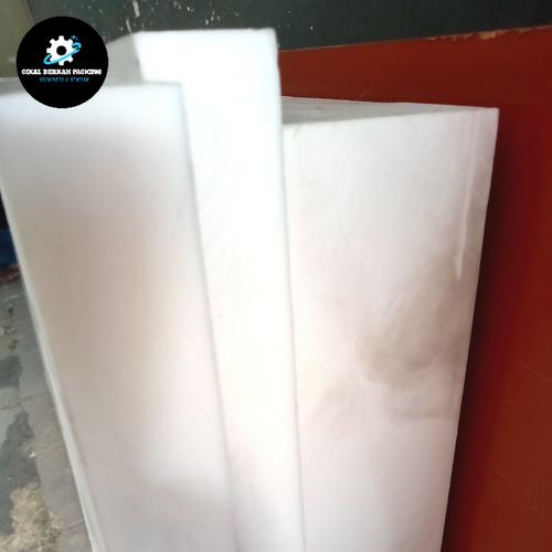 Jual plat Teflon PTFE 50mm x 50mm x 500mm - teflon sheet lembaran - Jakarta Barat - Cikal berkah ...