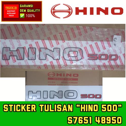 Jual STICKER STIKER "HINO 500" HINO LOHAN 500 *original quality - Kab ...
