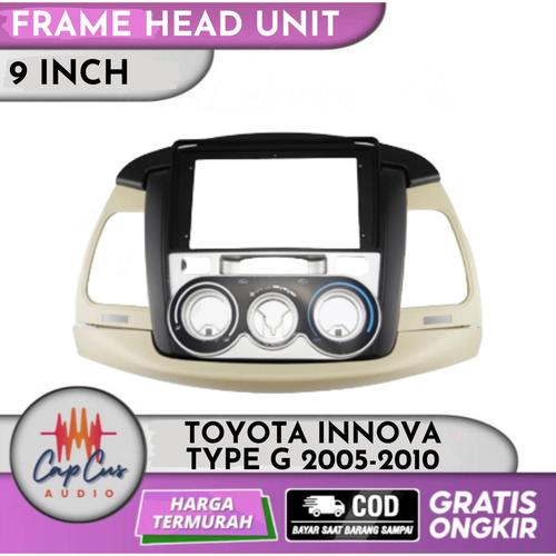 Jual FRAME HEAD UNIT 9 INCH TOYOTA INNOVA 2005-2010 TIPE G / PANEL ...