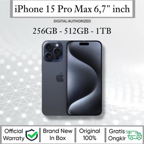 Jual iPhone 15 Pro Max 256GB 512GB 1TB Dual Nano iBox RESMI Indonesia - Jakarta Pusat - Digital ...