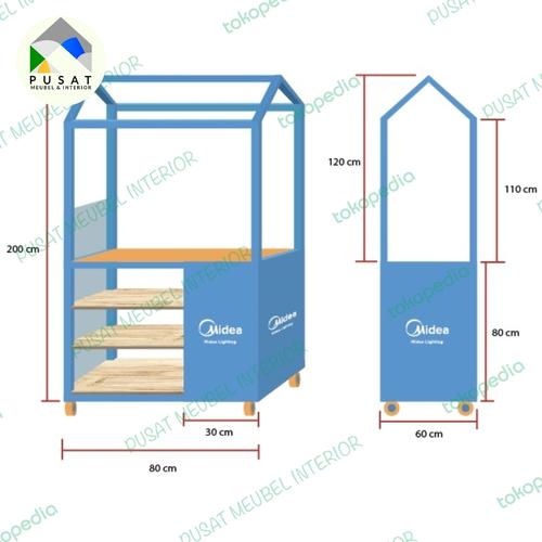 Jual Booth minimalis / gerobak costum / booth usaha - Jakarta Barat ...