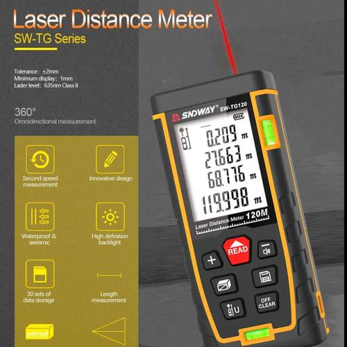 Promo Meteran Laser Digital Laser Meter Distance Rangefinder - 100 ...