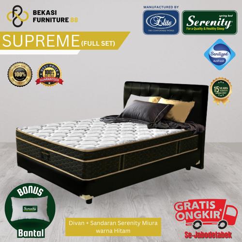 Jual 1 set Kasur Springbed Serenity (Supreme) by Elite Springbed ...