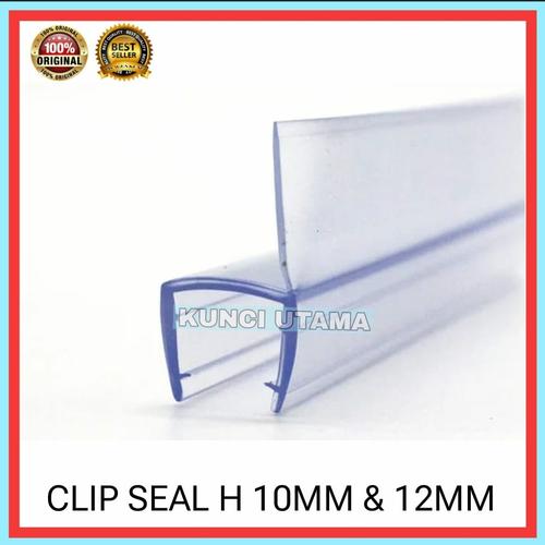 Jual clip seal pintu kaca 10mm 12mm seal pintu kaca bentuk H dekson ...