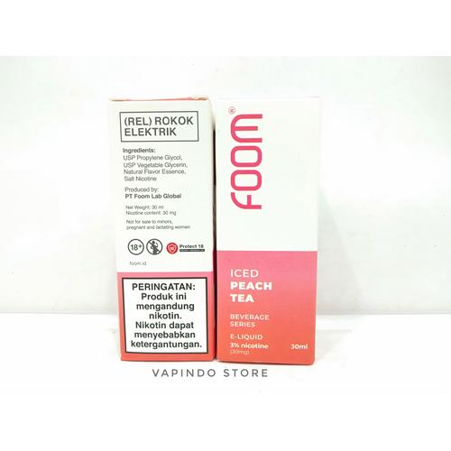 Jual SALT FOOM ICED TEA PEACH TEA SERIES BY FOOM LAB ES TEH PEACH ...