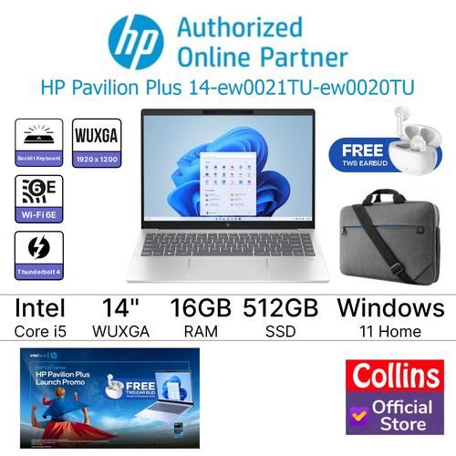Promo HP Pavilion Plus 14-ew0021tu/14-ew0020tu i5-1335U 16G 512G 14" W11 OHS Cicil 0% 3x ...