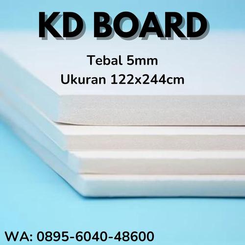 Jual KD Board 5mm 122x244cm / KD Board / KT Board / KD Board Putih - Jakarta Utara - AdMall ...
