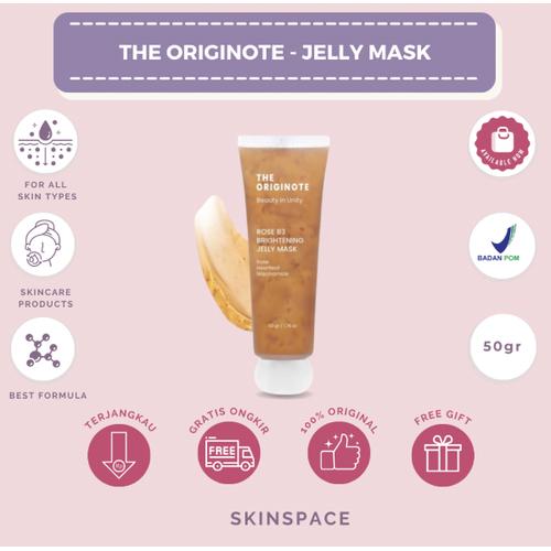 Jual THE ORIGINOTE Rose B3 Brightening Jelly Mask [ORIGINAL 100% ...