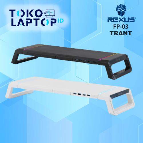 Jual Rexus FP03 FP-03 Trant Monitor Stand RGB LED with USB 3.0 ...